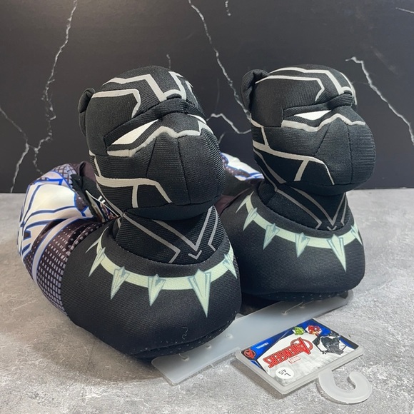 Marvel | Shoes | Marvel Avengers Black Panther Slippers Size L45 | Poshmark